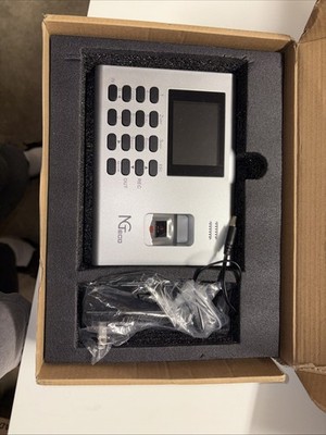 NGTeco K4 APP Time Clock Fingerprint Machine with Battery WiFi USB No ...