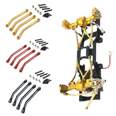 Aluminum Chassis Linkage Tie Rod Link Rod Kit for 1/24 FMS FCX24 RC Car ...
