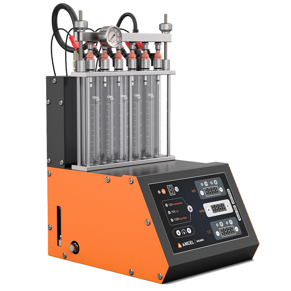 Ultrasonic GDI Fuel Injector Tester Cleaner kit Cleaning Machine 6 ...