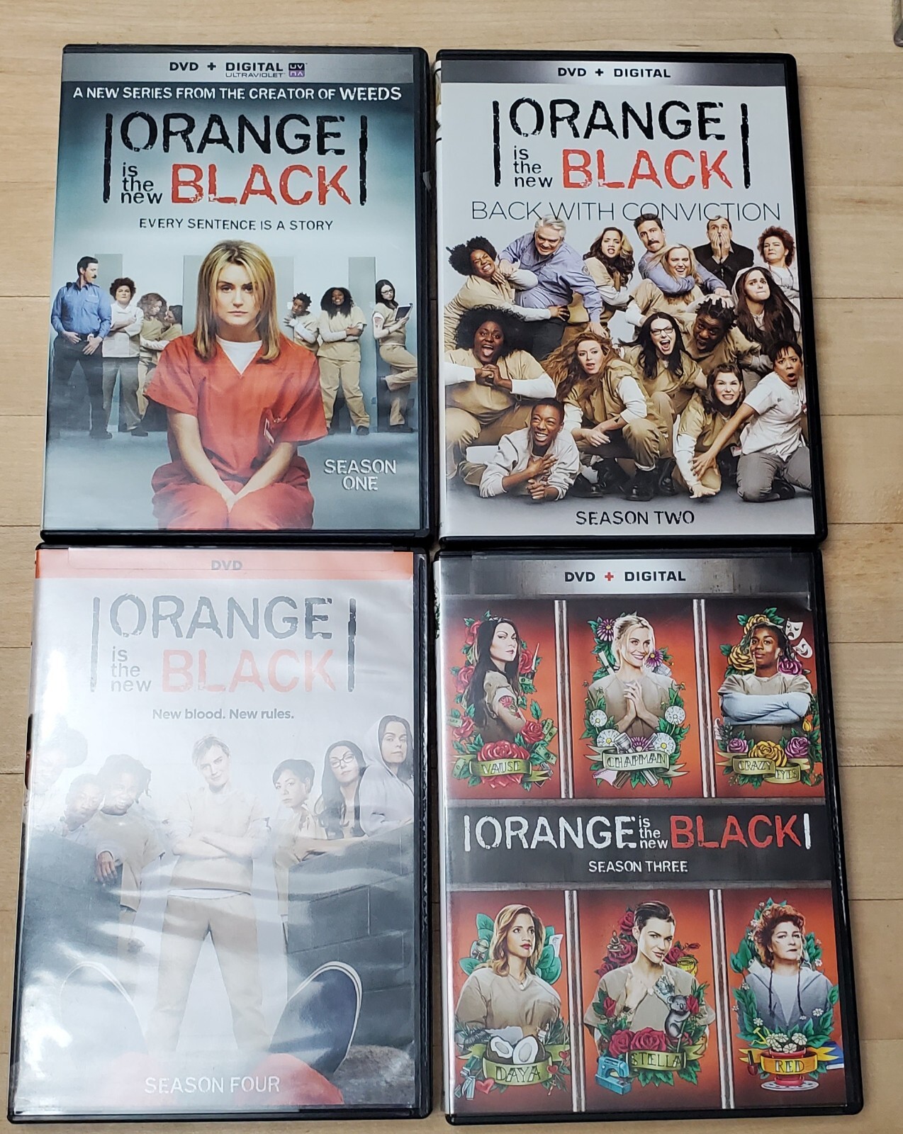 Orange Is The New Black Dvd Sets Season 1,2,3,4 | eBay