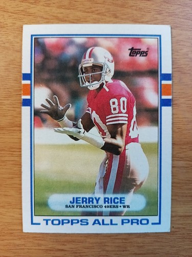 JERRY RICE 1989 TOPPS FOOTBALL CARD-#7-49rs-NFL HOFer | eBay