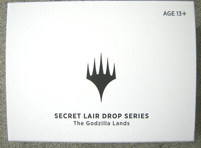 MTG Secret Lair Godzilla Lands FOIL Sealed Magic the Gathering | eBay