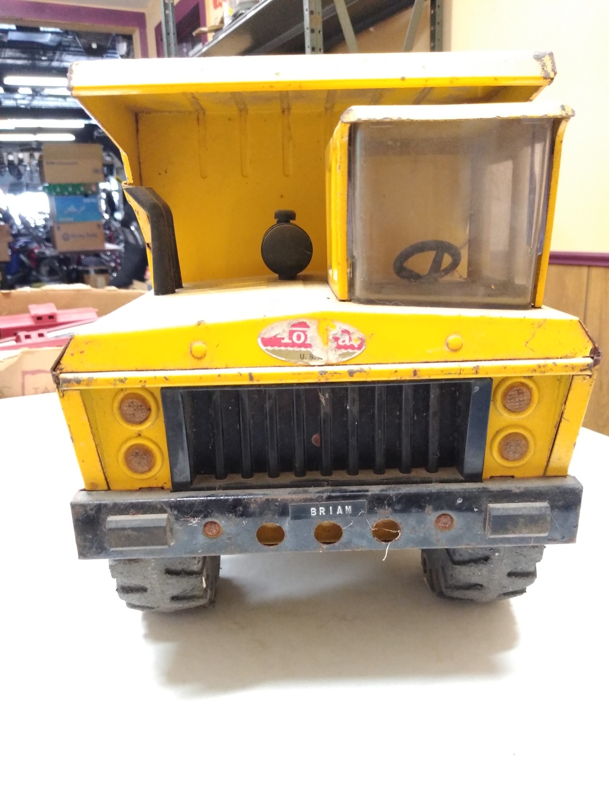 Vintage 1970's TONKA Construction Equipment Dump Truck Pressed Steel ...