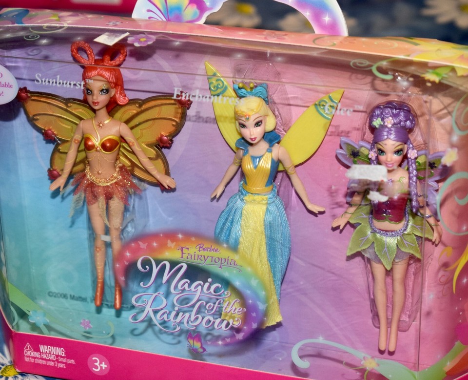 Barbie Fairytopia Magic of the Rainbow Sunburst Enchantress Glee Doll ...