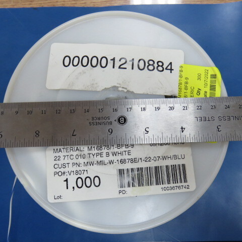 GENERIC M16878/1-BFB-9 Qty of 300 per Lot 22 7TC 010 TYPE B WHITE/BLUE ...