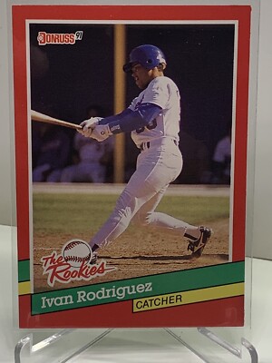 Ivan Rodriguez Charlotte The Rookies 33 Donruss Catcher 1991 | eBay