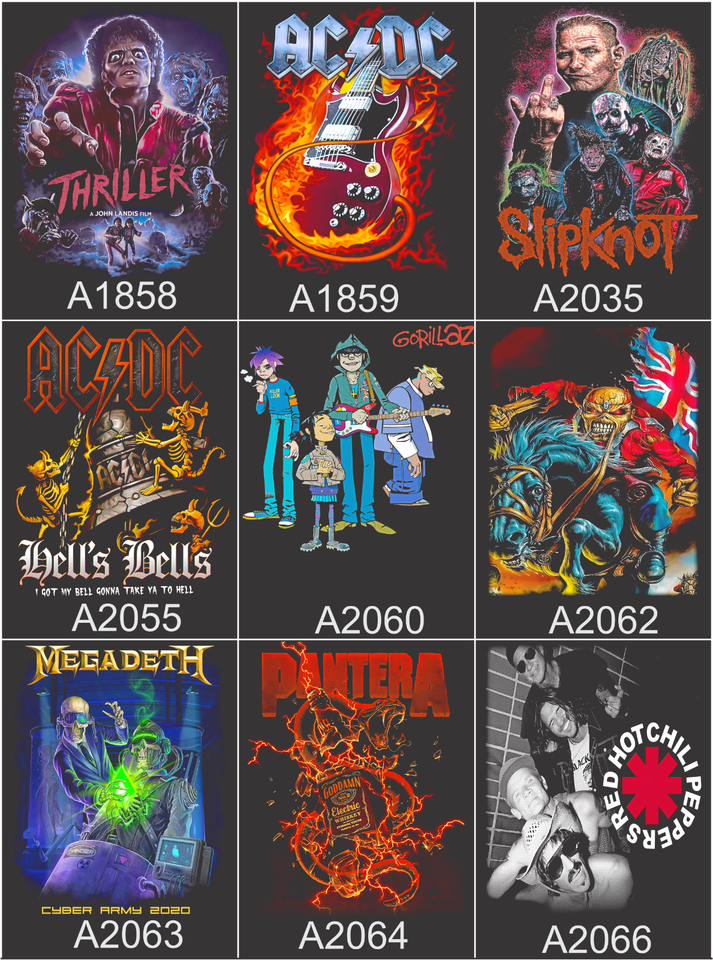 Lot of 3 Mens Rock Band Graphic T-Shirts Music Tee Bundle Concert Tour ...