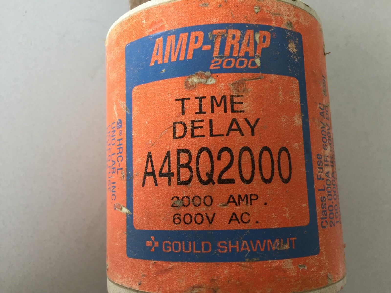 AMP-TRAP 2000 A4BQ2000 2000 AMP 600 VOLT FUSE | eBay