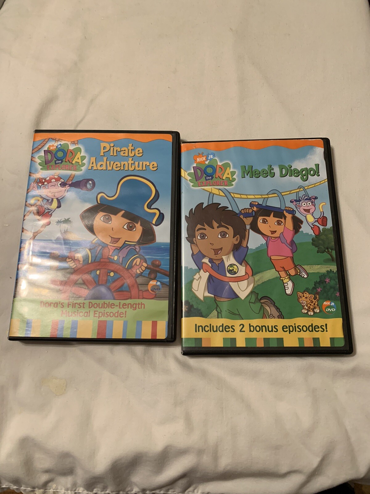 Lot Of 2 Dora The Explorer DVDs Meet Diego | Grelly USA
