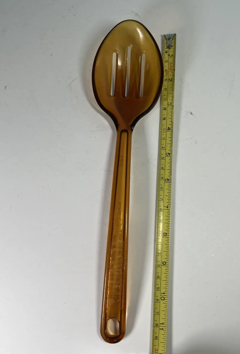 Vtg Ultratemp Slotted Serving Spoon 2115-2 Robinson Knife Co Amber ...