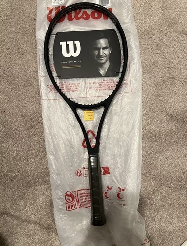 Brand New Wilson Pro Staff 97 v13 Tennis Racquet 4 1/2 Racket 315g ...