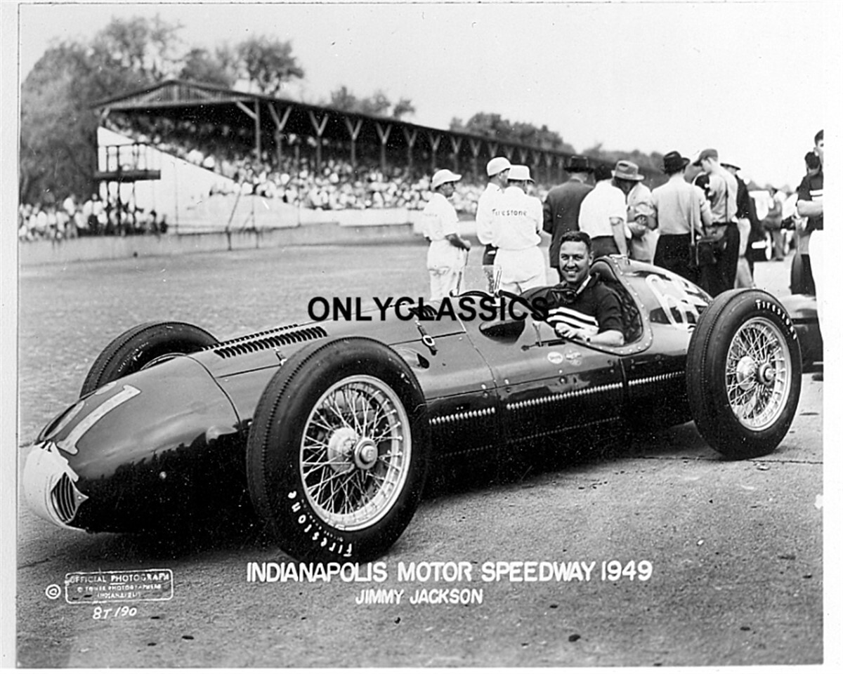 1949 JIMMY JACKSON INDY 500 OFFY SPECIAL AUTO RACING PHOTO INDIANAPOLIS ...