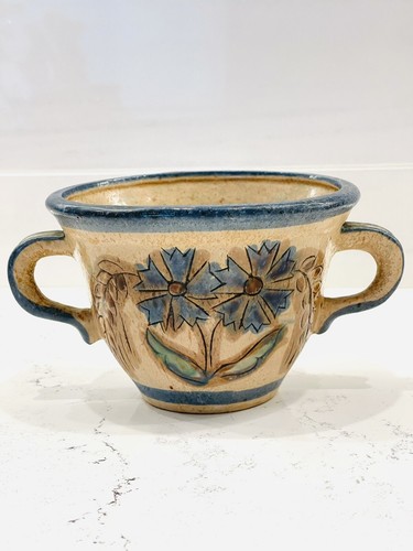 Vintage Ceramic Pottery Candy Dish Handmade Hand Painted In Ukraine. | eBay