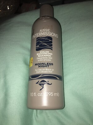 Aussie Intermissions Color Enhancing Shampoo-moonless Night-black-rare ...