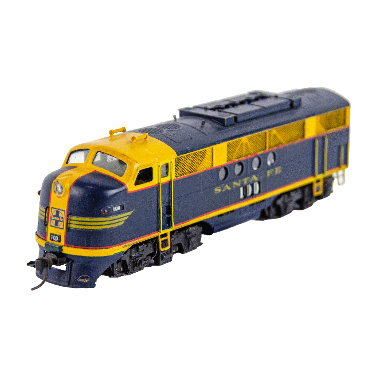 ULTRA RARE Custom HO Santa Fe 100 Diesel Model Train Locomotive | eBay