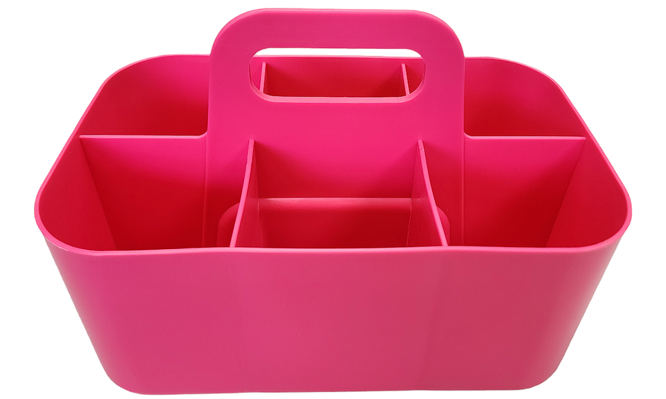Small Stackable and Portable Simple 6-Compartment Caddy - Made In USA ...
