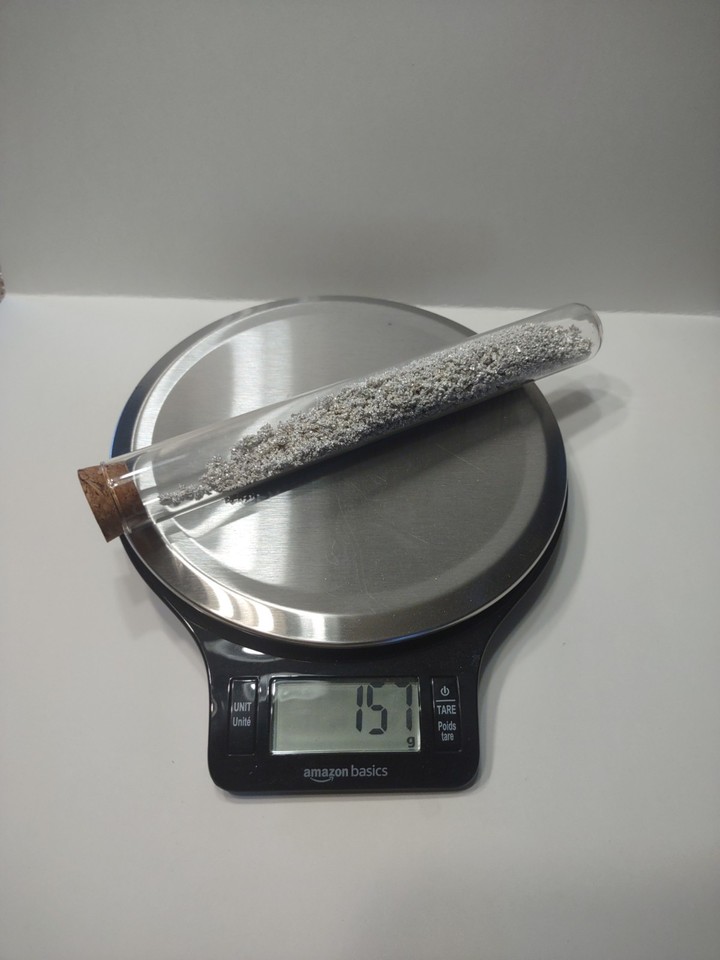 999+ fine silver cell refining Crystal or Shot, 5 Troy oz. 157g. Free ...