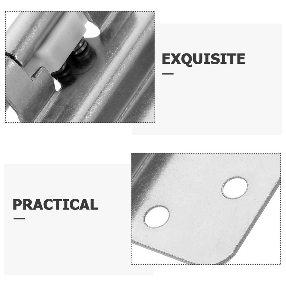 4pcs Folding Flip Hinges: 90 Degree Folding Round Edge Backflap Cabinet ...