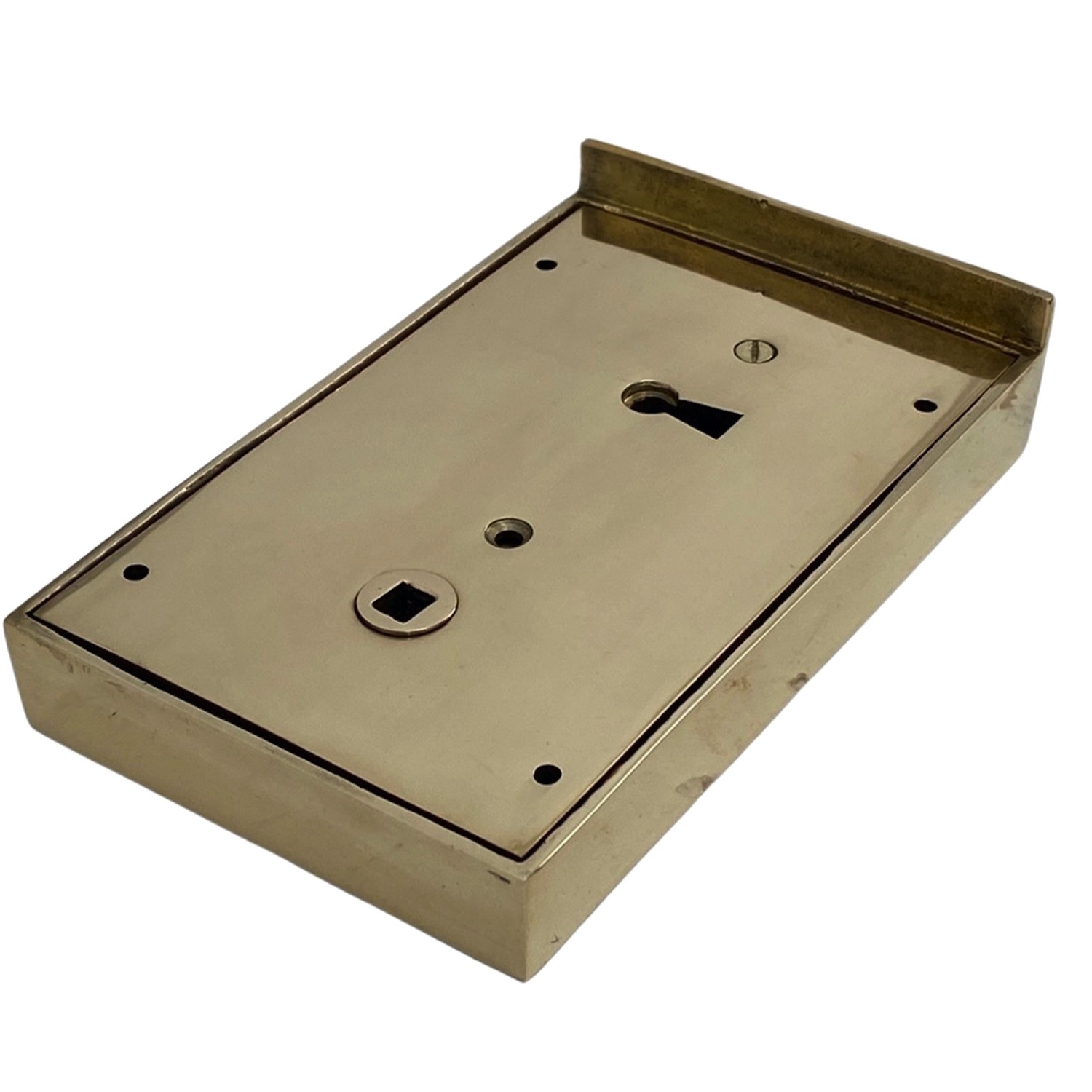 LEFT Hand Colonial Rim Lock in Solid Brass | eBay