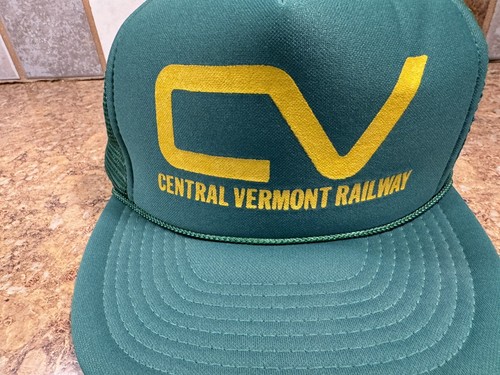 “CV” Central Vermont Railway summer truckers cap | eBay