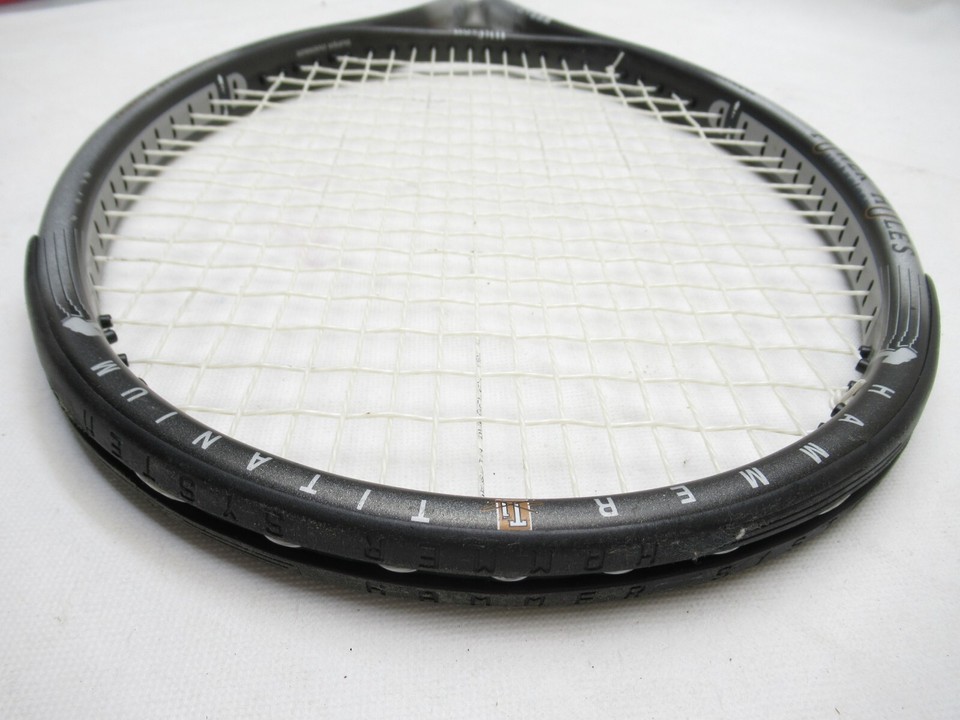 WILSON HAMMER 3.4 TITANIUM STRETCH TENNIS RACQUET (4 1/2) LONG STORAGE ...