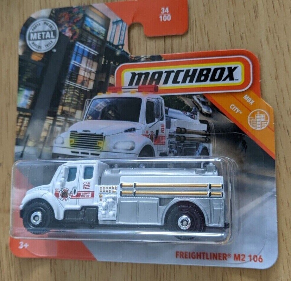 Matchbox Freightliner M2 106 Die-Cast MBX City 34/100 (Short Card) | eBay
