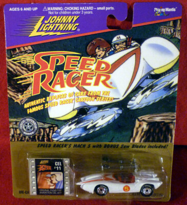 JOHNNY LIGHTNING SPEED RACER MACH 5 with Saw Blades - New on card | eBay