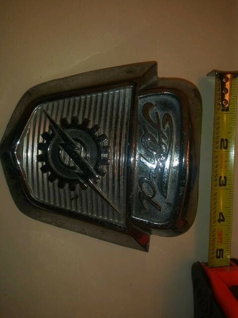 1953 1954 1955 1956 FORD F100 F250 TRUCK HOOD EMBLEM BAAA-16637-A OEM ...