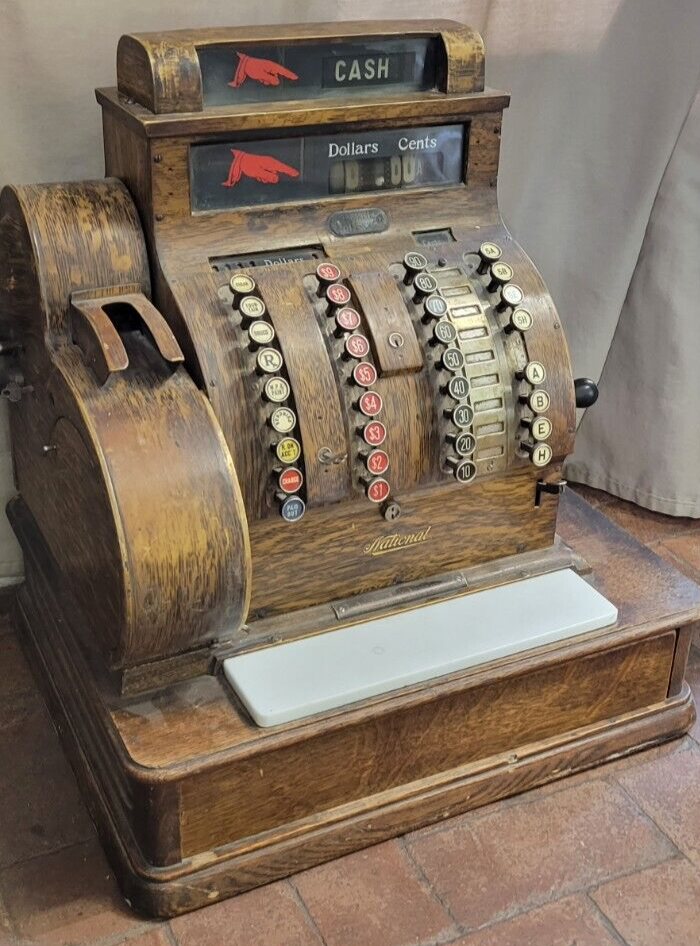 RARE! antique National Cash Register NCR cash register | eBay