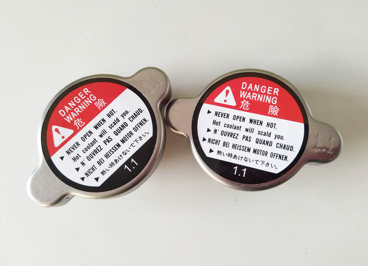 2Pcs 1.1 Bar Radiator Cap All Japan Caps Motor Bike Honda Yamaha ...