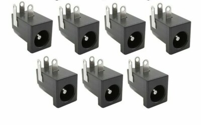 5pcs DC Power Supply Jack 5.5mm x 2.1mm Guitar Pedal PCB Mount US ...