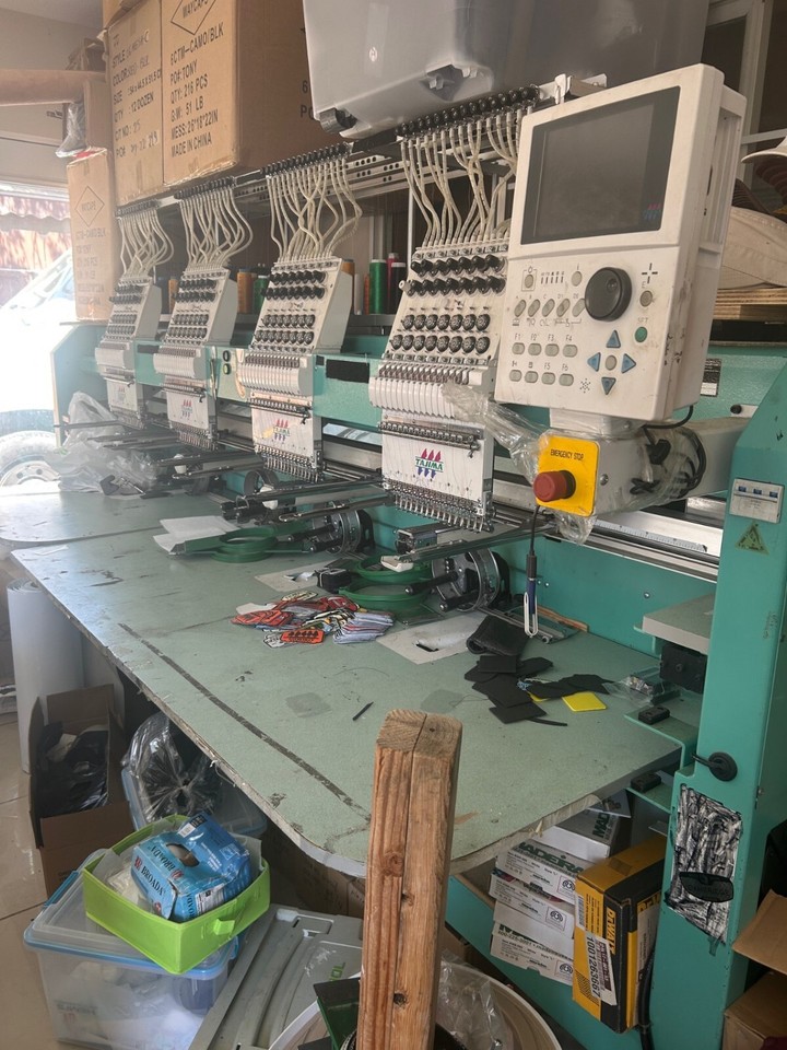 2006 TAJIMA- 4 Head- Short Embroidery Machine | eBay