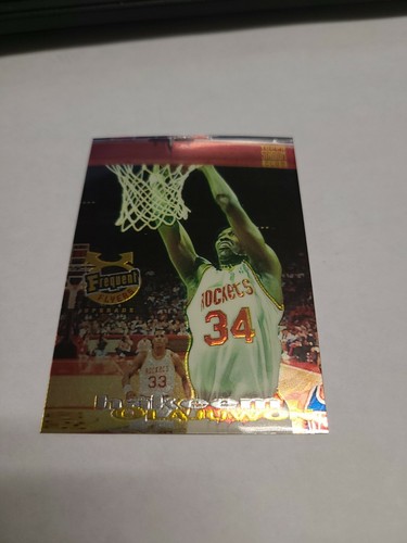 1994 Topps Stadium Club Frequent Flyers Hakeem Olajuwon #348 HOUSTON ...
