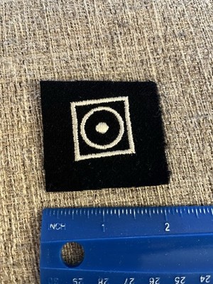 Vintage USN US Navy Rifle Sharpshooter Symbol Patch Black Symbol ...