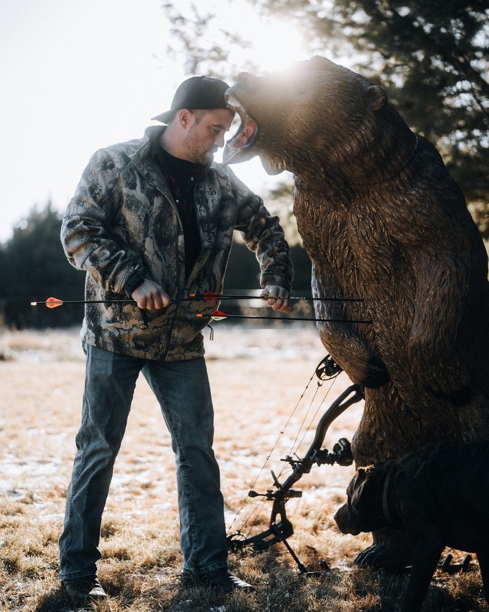 Rinehart Targets Kodiak Grizzly Bear Masterpiece Series Archery Target ...