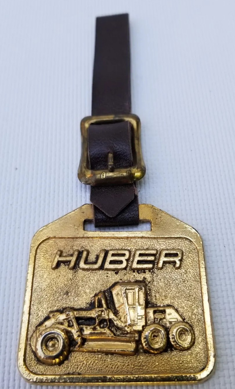 VTG HUBER Road Grader Maintainer Tractor Advertising Promo Pocket Watch ...