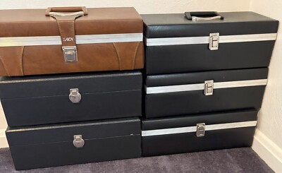 6 VTG Savoy & SAVOY "LIKE" 8-Track Storage Cases 24 Tapes | eBay