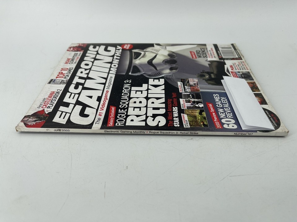 Electronic Gaming Monthly EGM June 2003 Issue 167 Star Wars Rebel ...