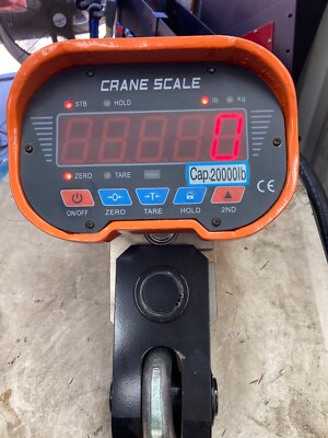 20,000 LB Overhead Hanging Digital Weighing Crane Scale w/Wireless ...