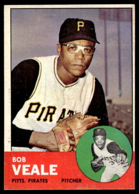 1963 Topps Bob Veale #87 Pittsburgh Pirates Baseball Card | eBay