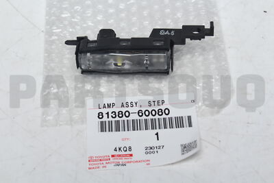 8138060080 Genuine Toyota LAMP ASSY STEP 81380-60080 | eBay