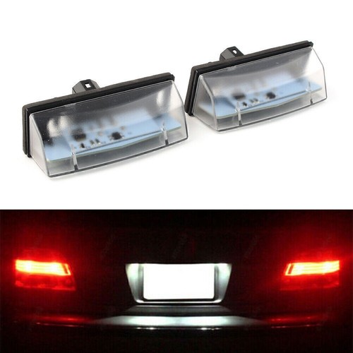 2X White LED License Number Plate Light For Toyota C-HR Prius RAV4 ...