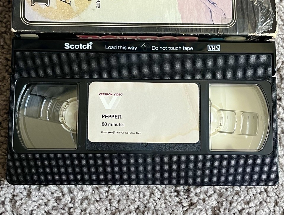 OOP Pepper Agent OOX Vestron VHS Vestron Video Spy Horror Cult James ...