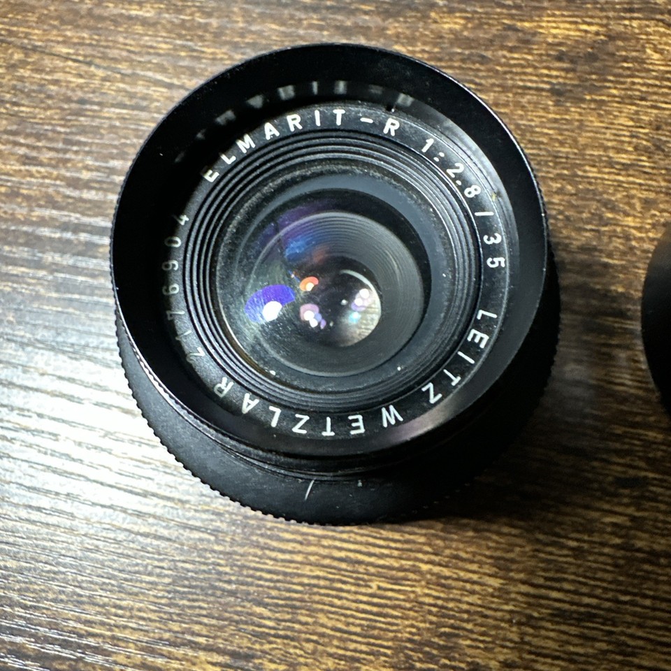 Leica Elmarit-R 35mm f/2.8 Lens Made in Germany Clean Glass Vintage | eBay