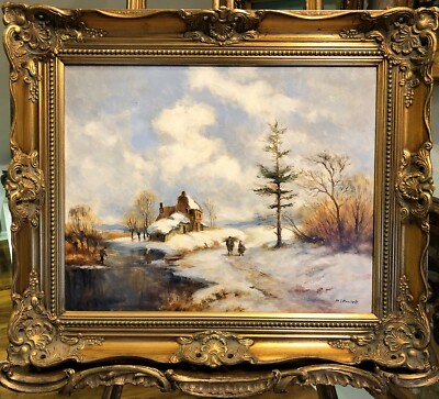 OIL PAINTING By Listed ARTIST M . J . RENDALL MID 20th CENTURY ...