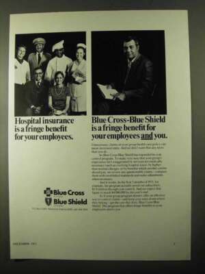 1971 Blue Cross Blue Shield Ad - Hospital Insurance | eBay