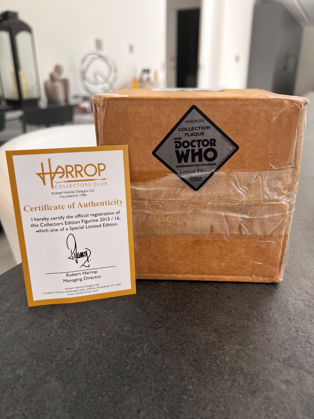 Robert Harrop Doctor Who Diamond Logos Plaque WHOFG01/FG02 - Brand New ...