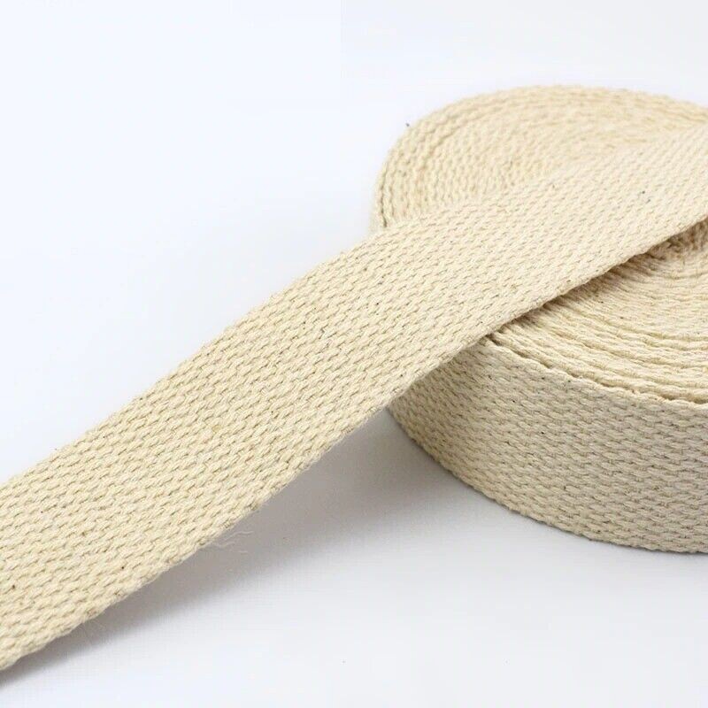 Strong Thick Woven Canvas Webbing - Beige - 60mm Wide - Per Metre | eBay UK