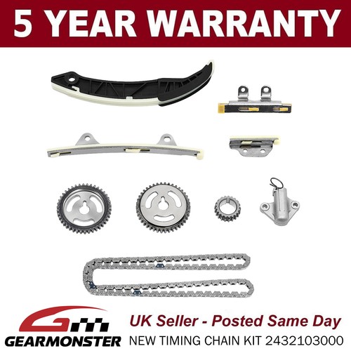 FOR HYUNDAI i10 i20 RIO PICANTO 1.2 PETROL G4LA NEW TIMING CHAIN KIT ...