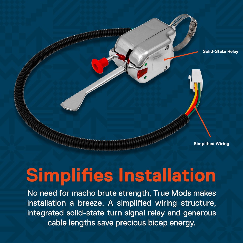 Smart Turn Signal Switch Steering Column Lever for UTV ATV Street Hot ...